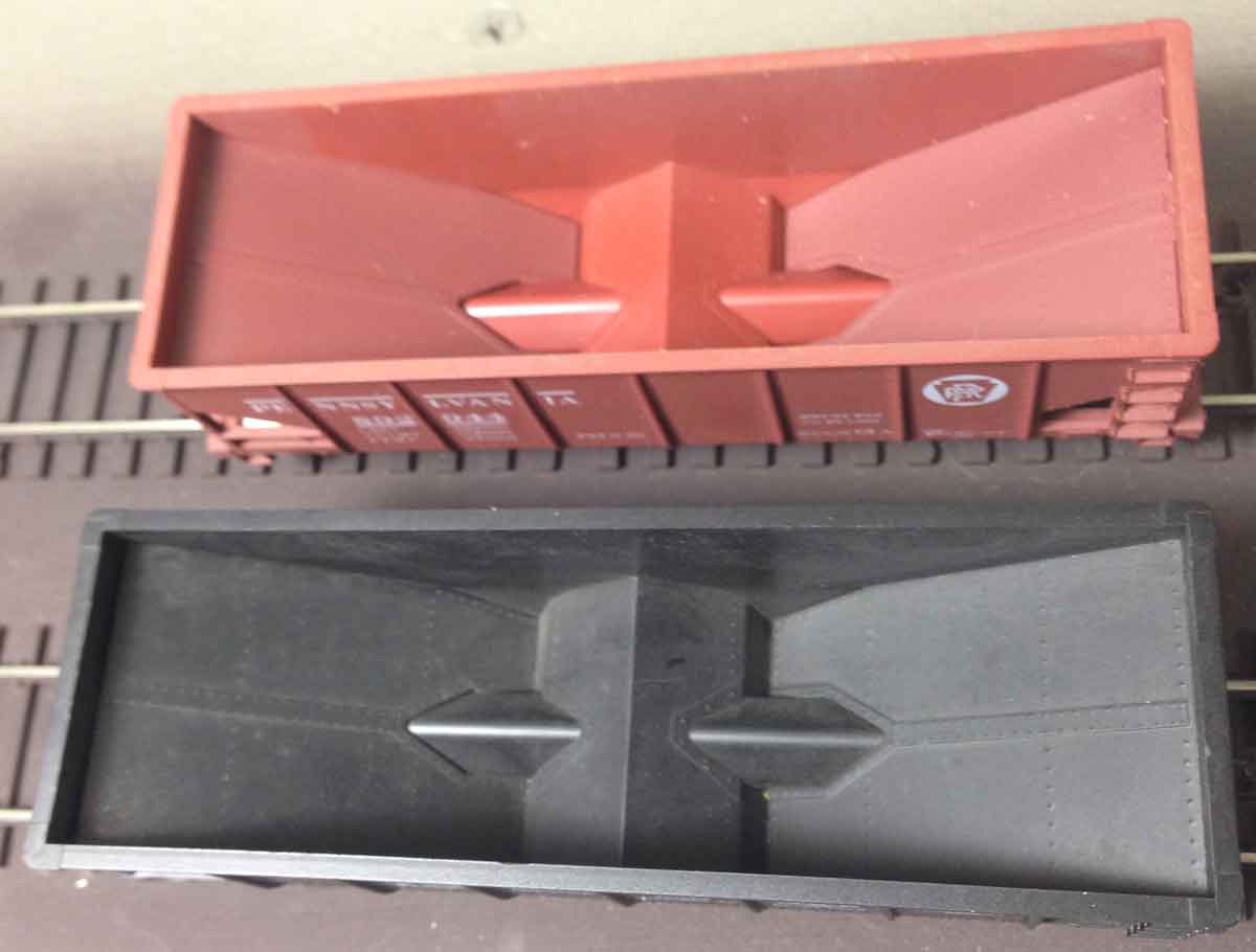 Weathering Railroad Models – Hopper Car Interiors – Notes on Designing ...